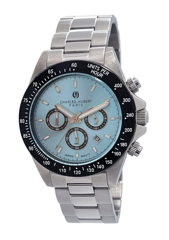 Charles-Hubert Two-Tone Stainless Steel Chronograph Quartz Watch 4032 ...