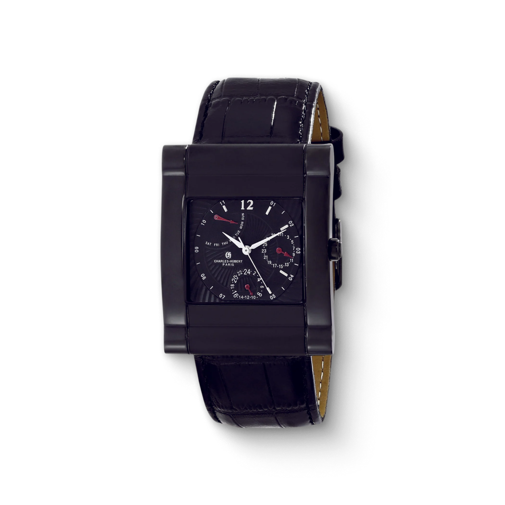 Charles Hubert Stainless Steel Quartz Watch 3950-B | Jewelry Factory